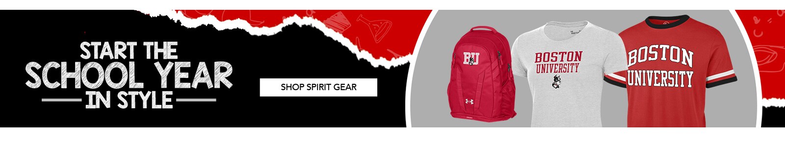 Boston University Spirit Apparel & Gear, Back to School Gear & Gifts ...